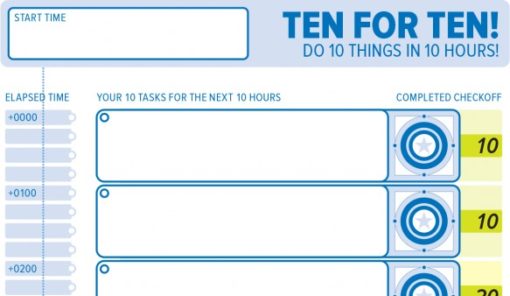 Can David Seah's Ten for Ten Help You Get More Done?