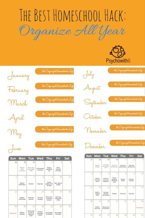 The Best Homeschool Hack: Organize All Year