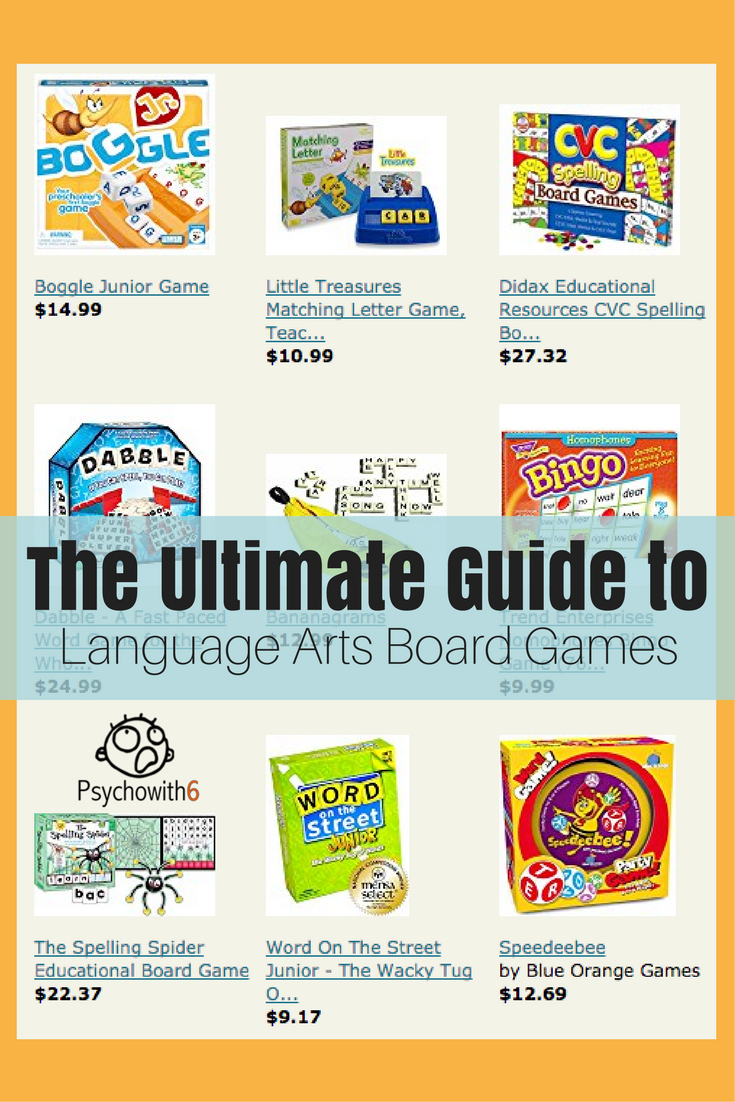 Ultimate Guide to Language Arts Board Games